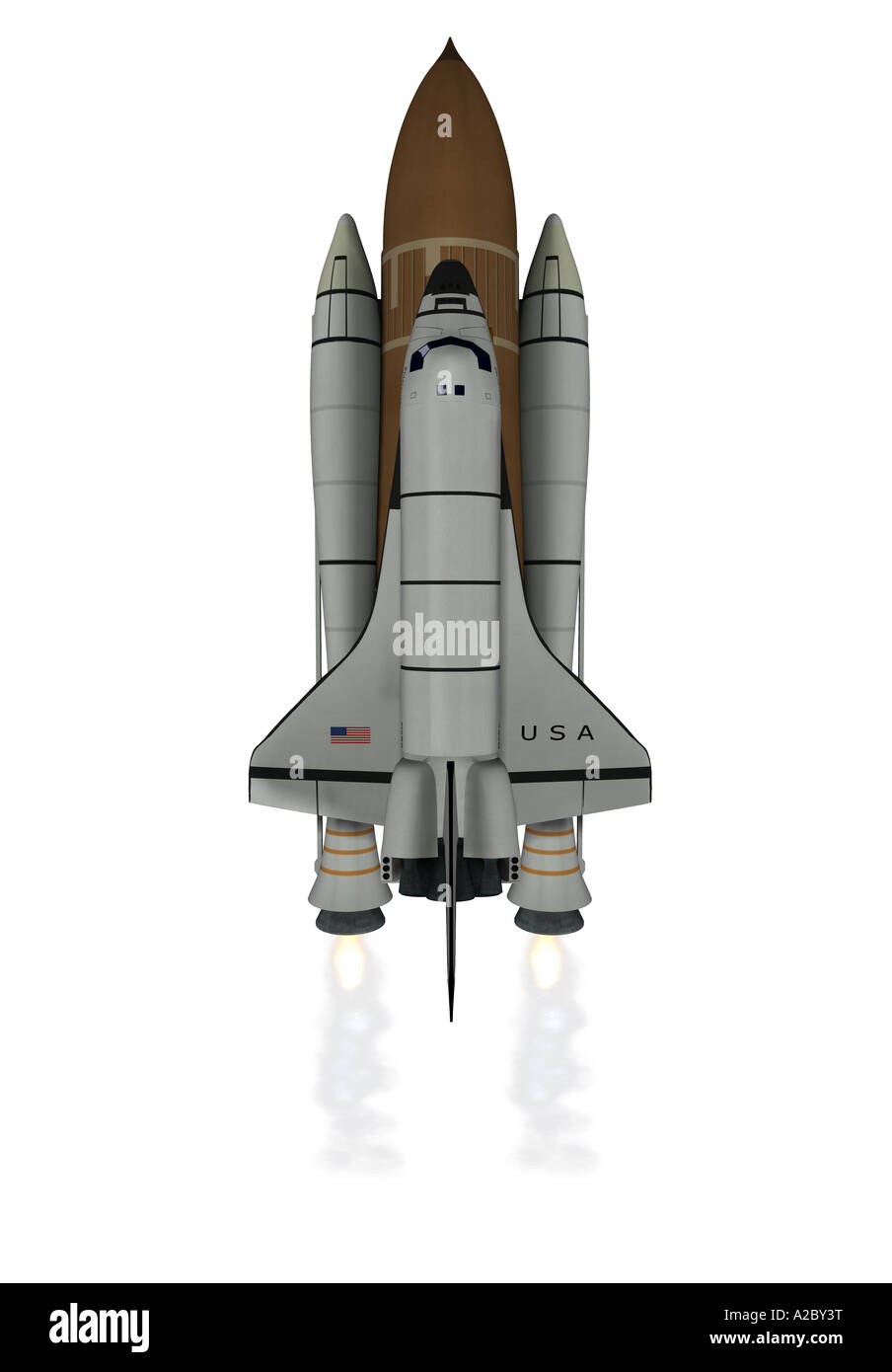 Nasa Space Shuttle Side View