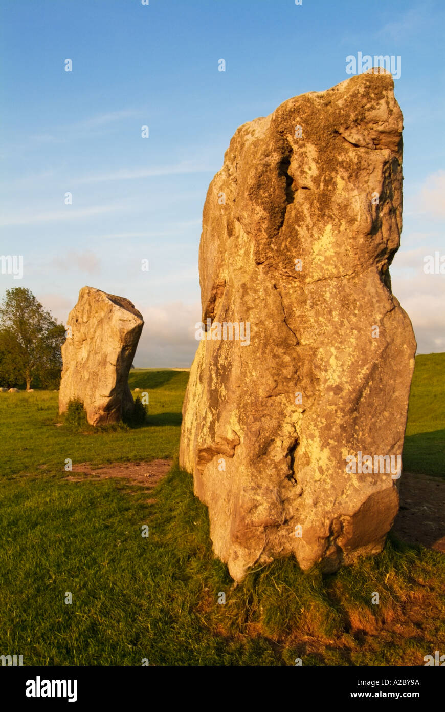 Large stone monoliths of Avebury stone circle in Wiltshire a world ...