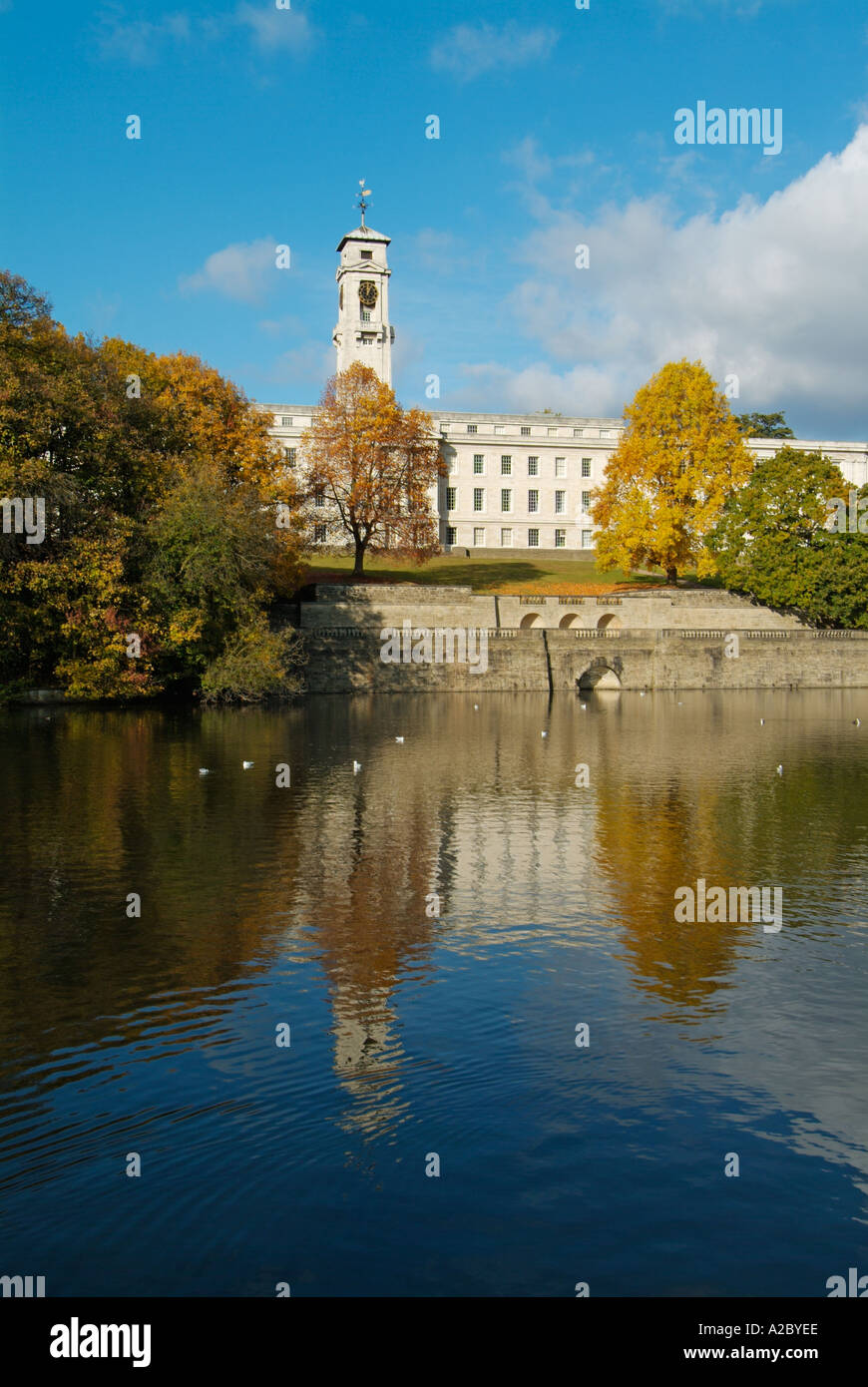 Autumn colours at the Trent building Nottingham university campus ...