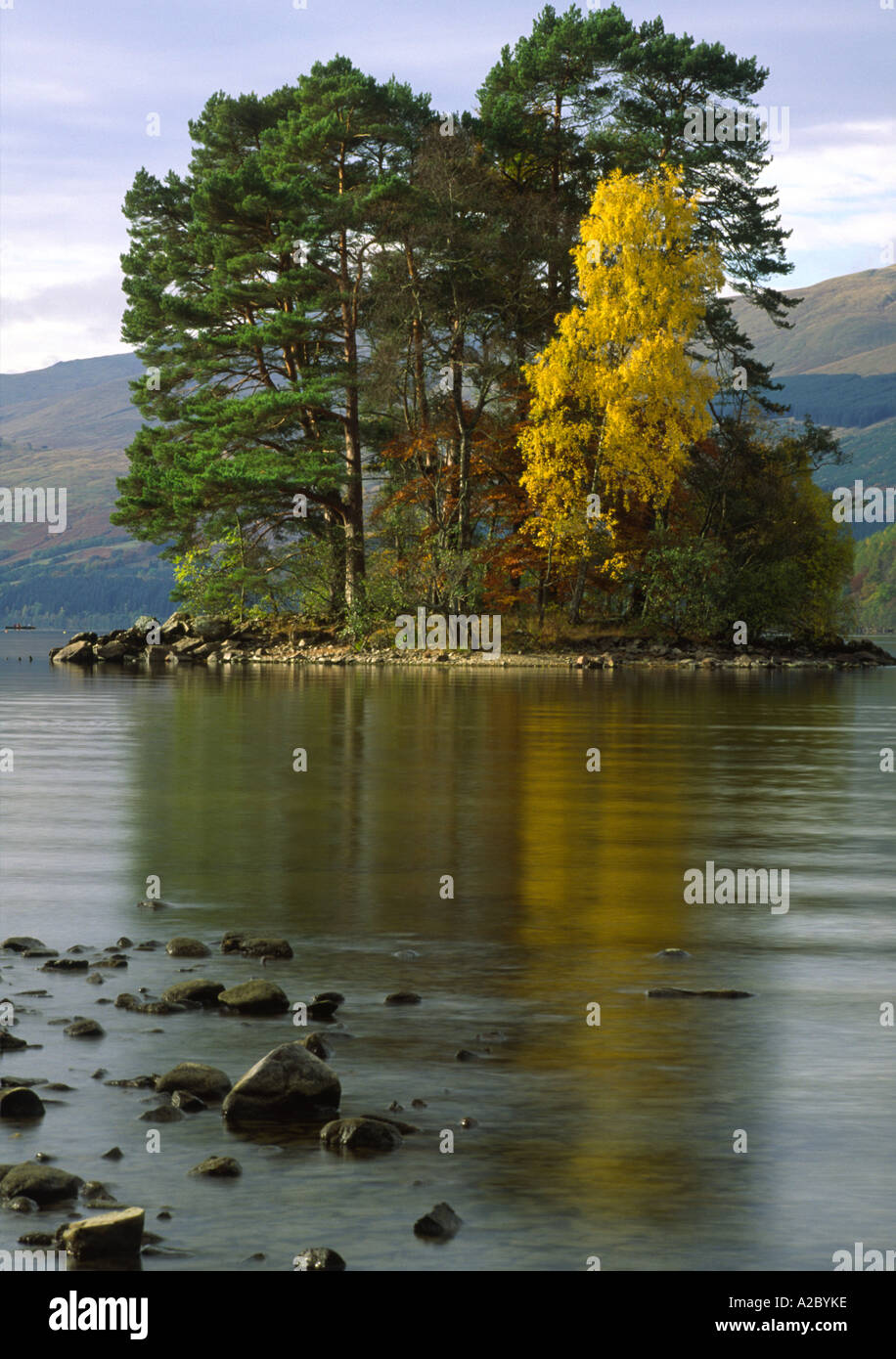Loch Tay Island, Kenmore, Scotland Stock Photo - Alamy