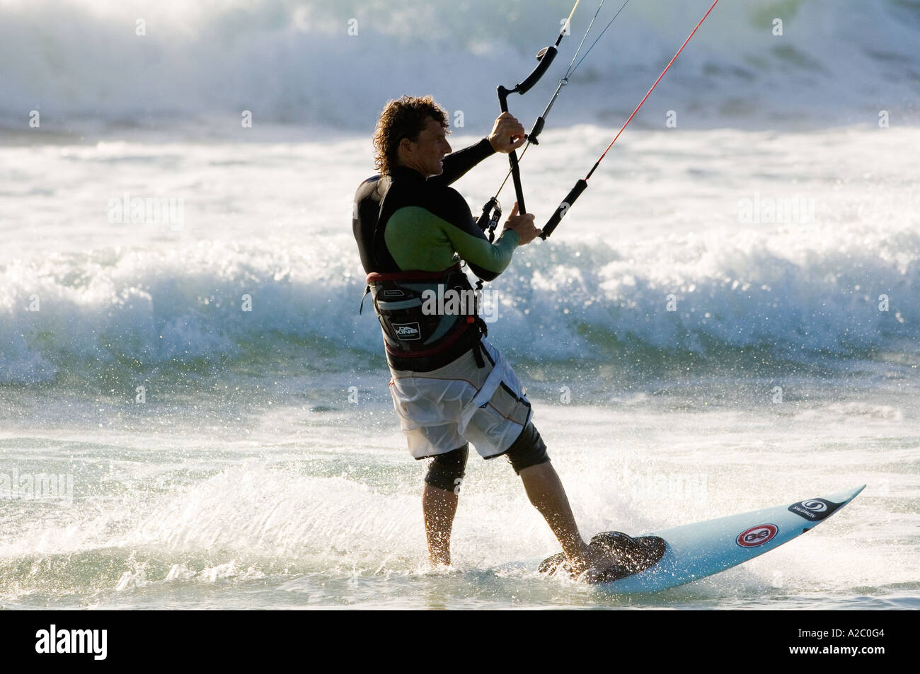 Kitesurfers in Action Stock Photo - Alamy