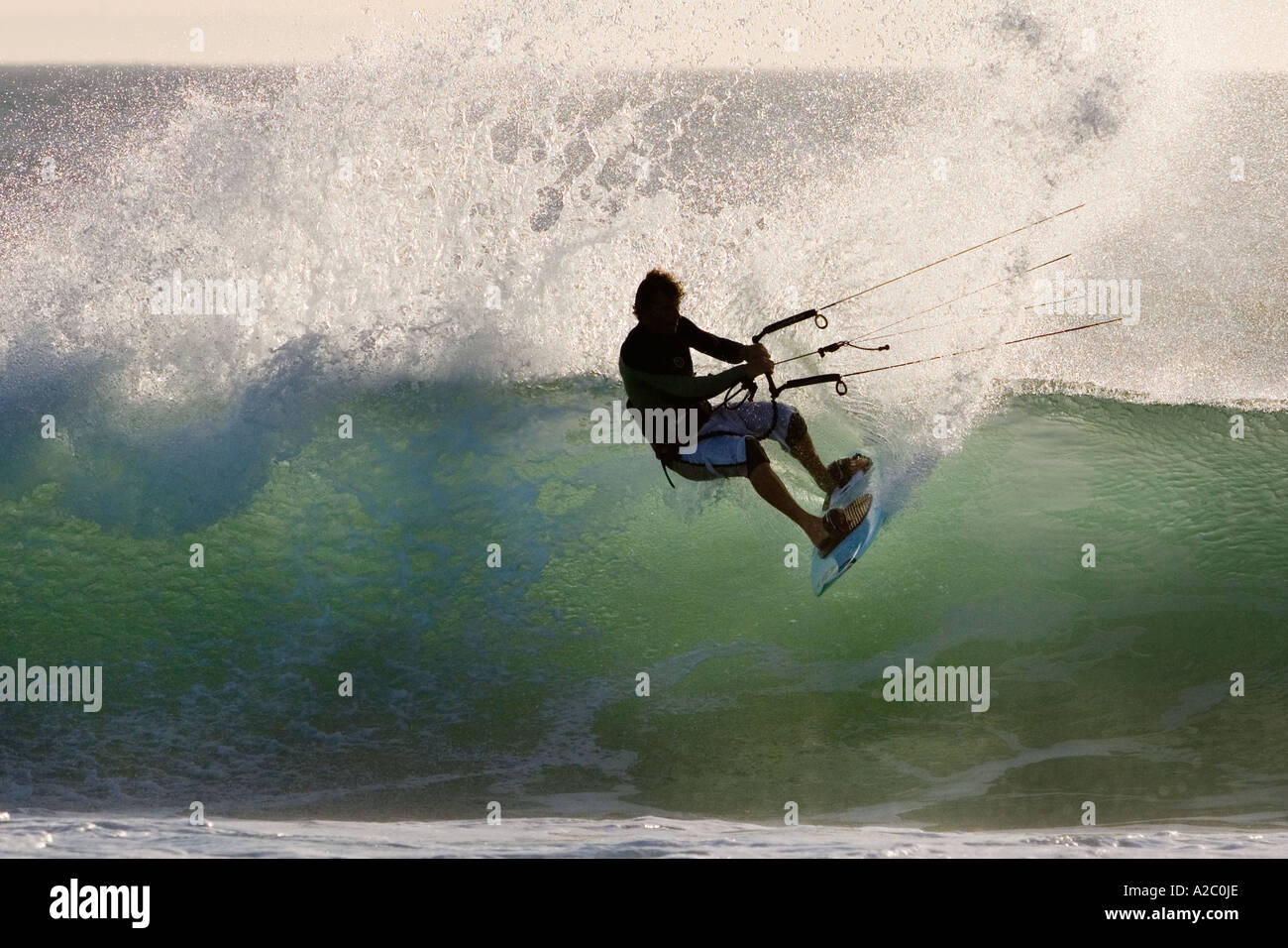 Kitesurfers in Action Stock Photo - Alamy