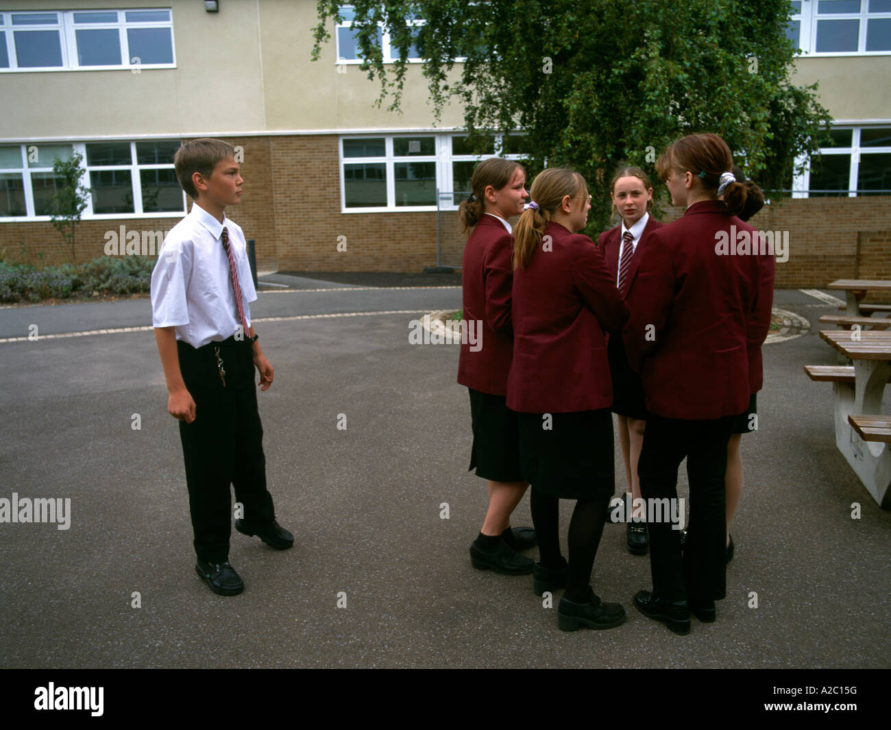 Left out school uniform hi-res stock photography and images - Alamy