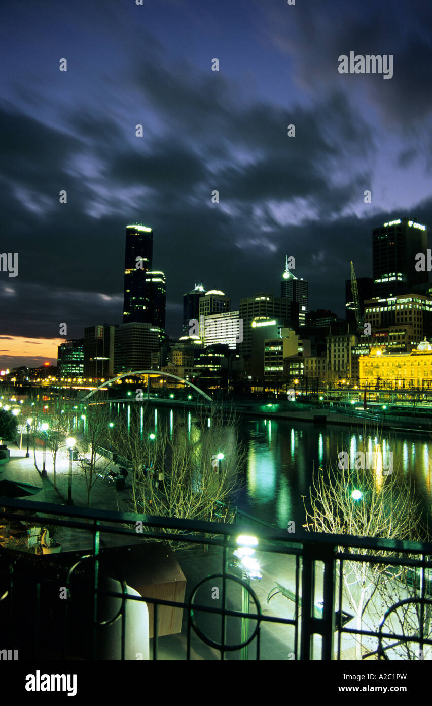 Melbourne across the River Yarra, Melbourne, Australia Stock Photo - Alamy