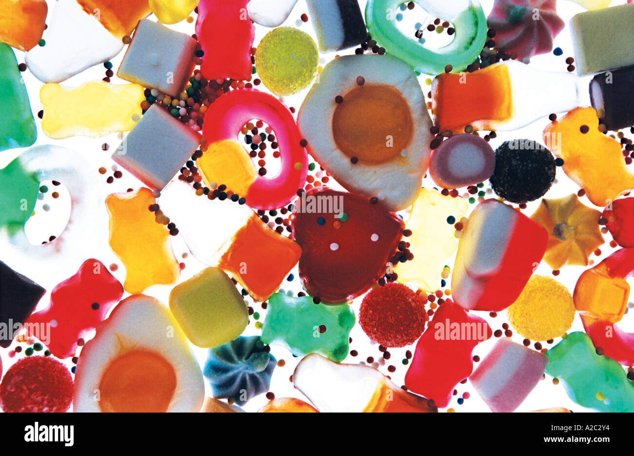 Collection of sweets Stock Photo - Alamy