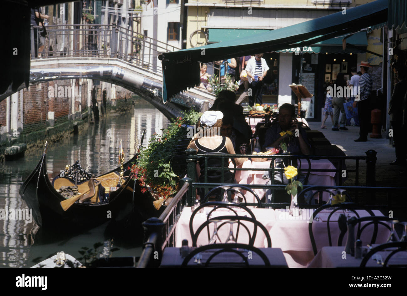 Romantic italian street cafe hi-res stock photography and images - Alamy