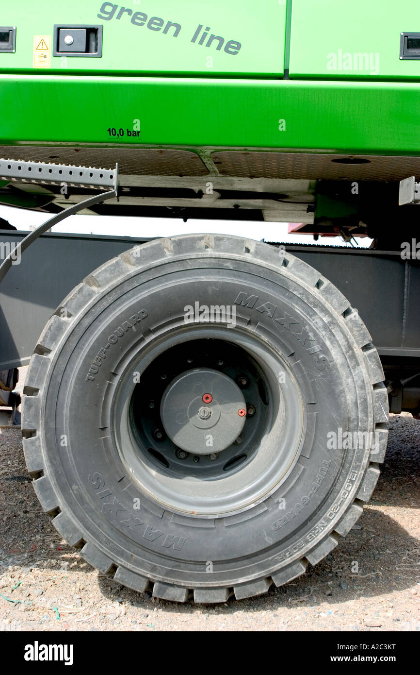 Big wheel of truck Stock Photo - Alamy