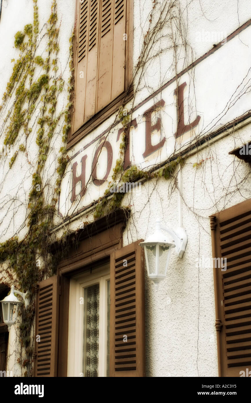 French traditional Hotel Stock Photo - Alamy