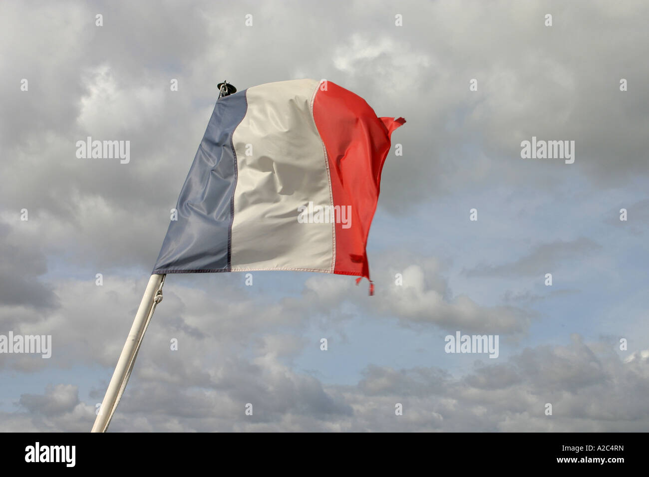 French flag on ship hi-res stock photography and images - Alamy