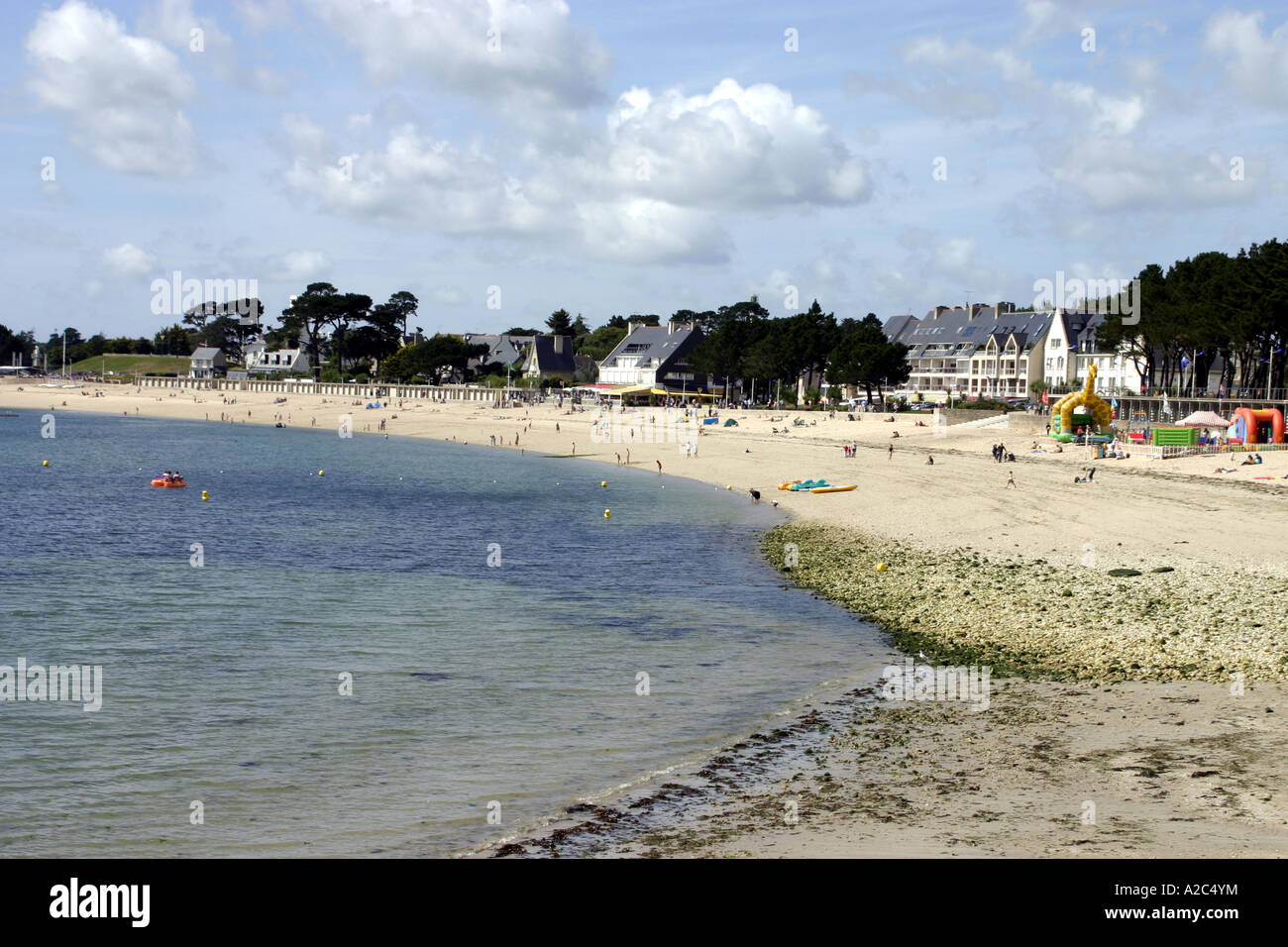 Benodet beach, Brittany France in August 2006 Stock Photo - Alamy