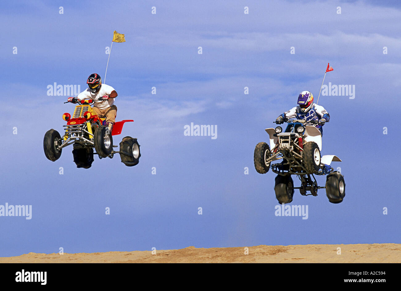 Racing 4 wheel vehicles in Pismo Beach California Stock Photo - Alamy