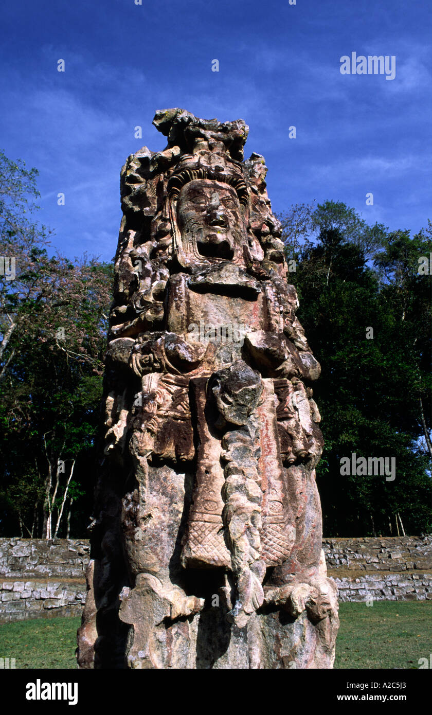 Copan stela f hi-res stock photography and images - Alamy
