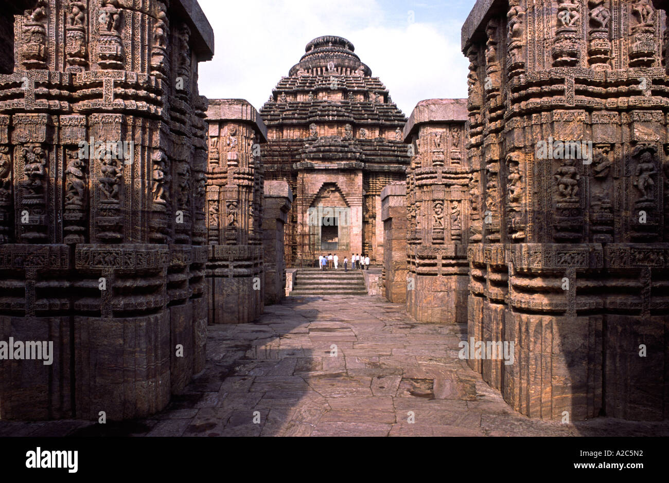 The Sun Temple at Konark in Orissa State India Stock Photo - Alamy
