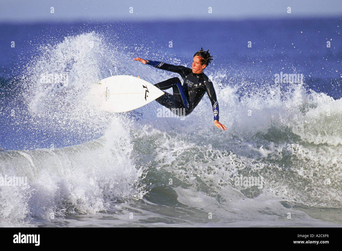 Surfer wiping out hi-res stock photography and images - Alamy