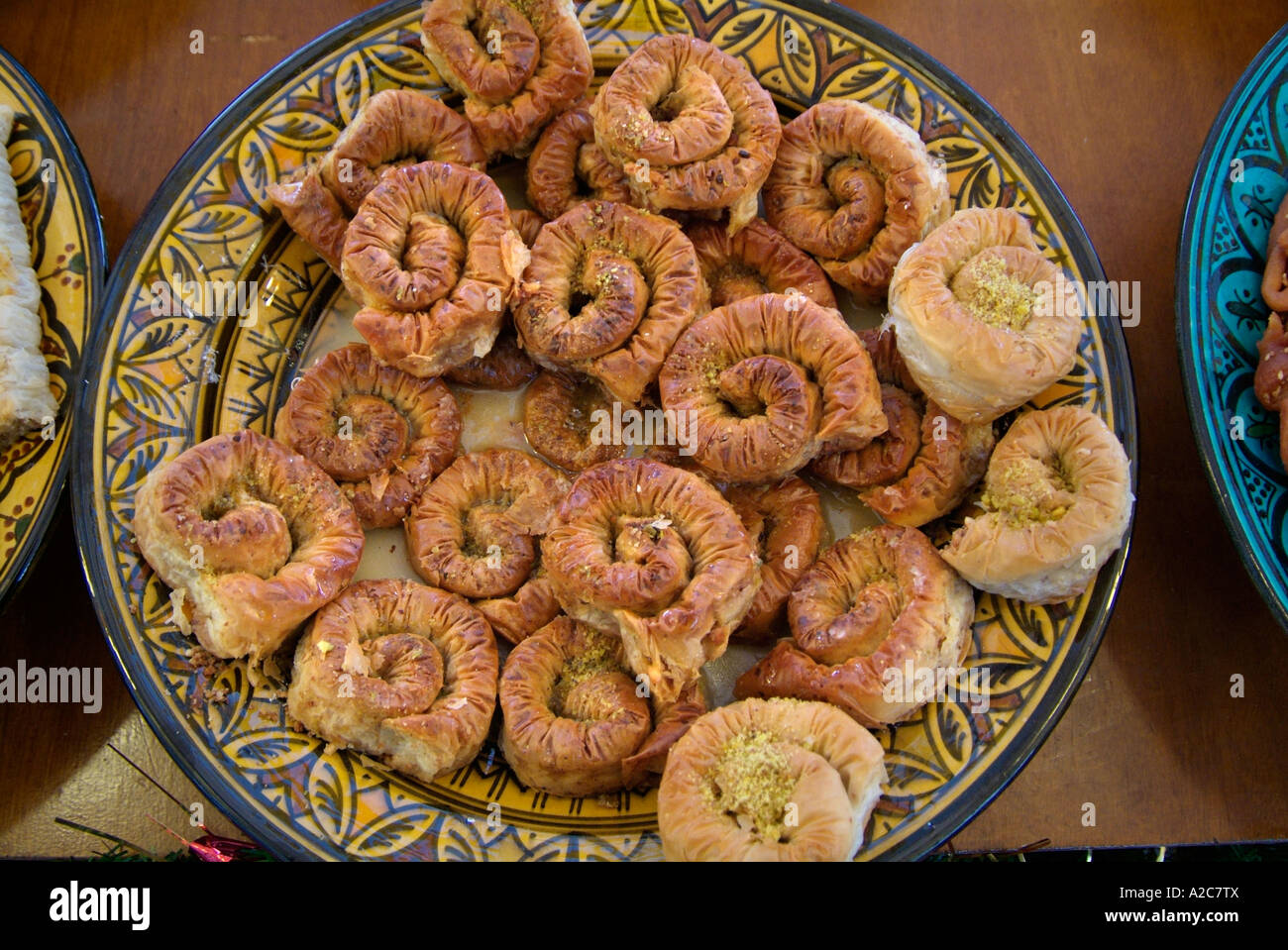 Morocco Middle East Arabic Arabian cake Light Brown soft sweet dry ...