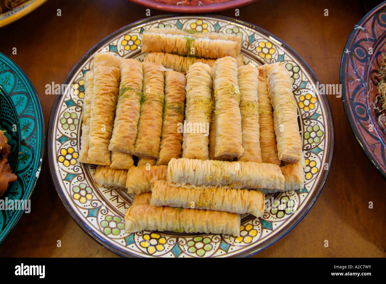 Morocco Middle East Arabic Arabian cake Light Brown soft sweet dry ...