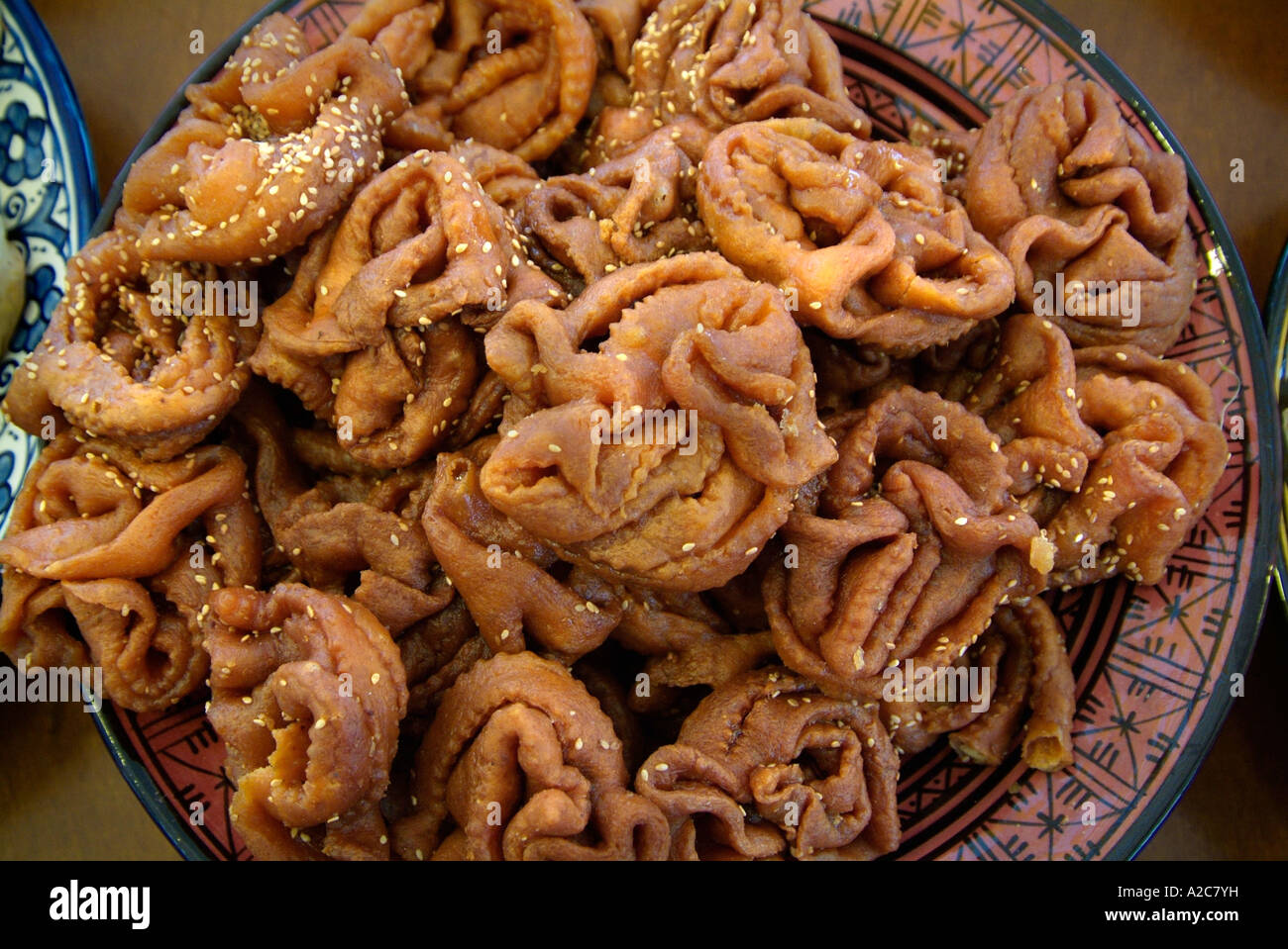 Morocco Middle East Arabic Arabian cake Light Brown soft sweet dry ...