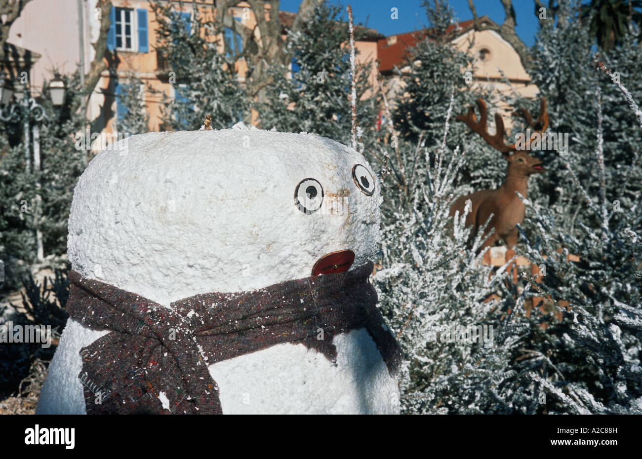 snowman, St.Tropez, France Stock Photo - Alamy