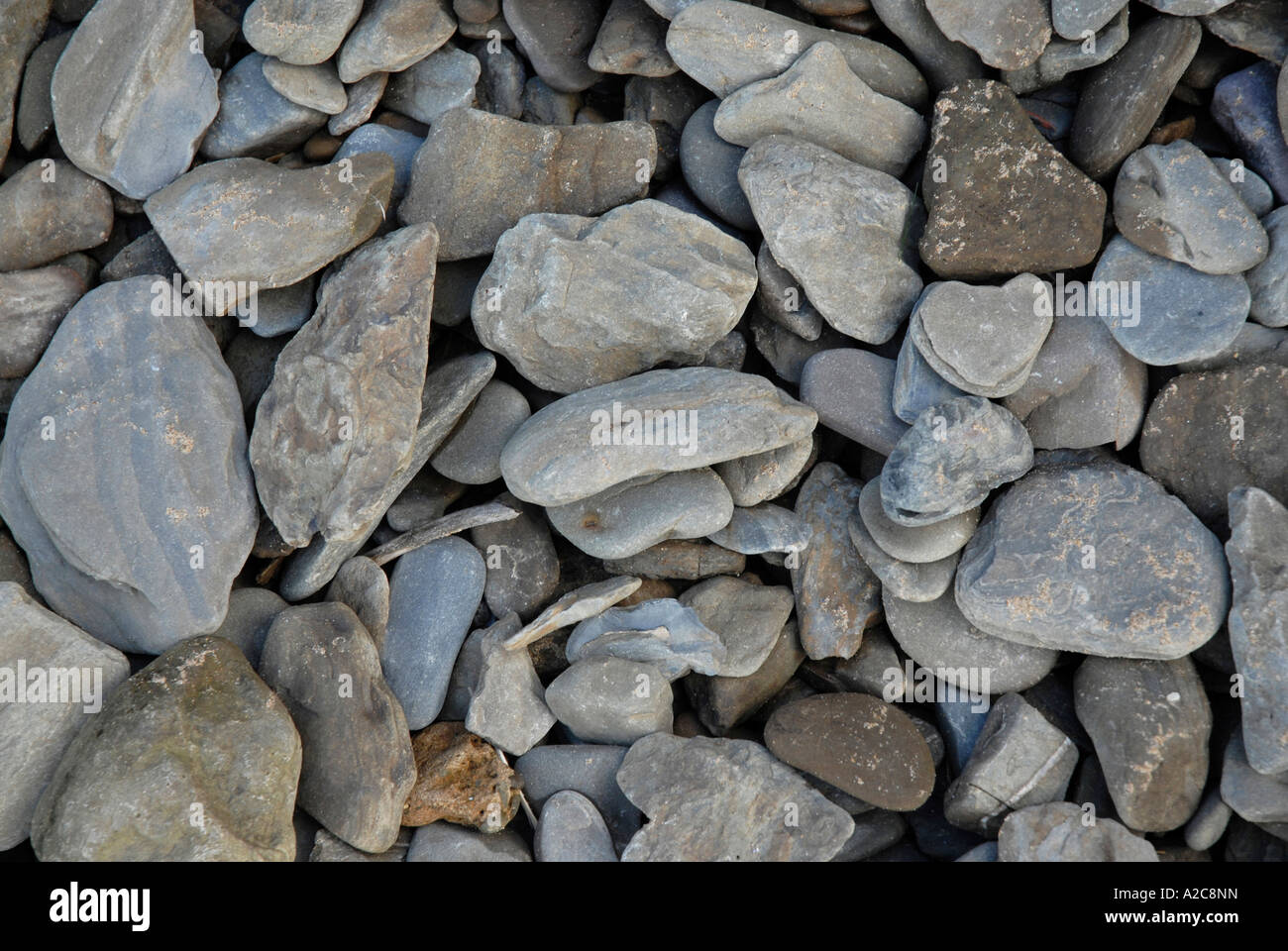Pebbles on Croyde Beach North Devon England Stock Photo - Alamy