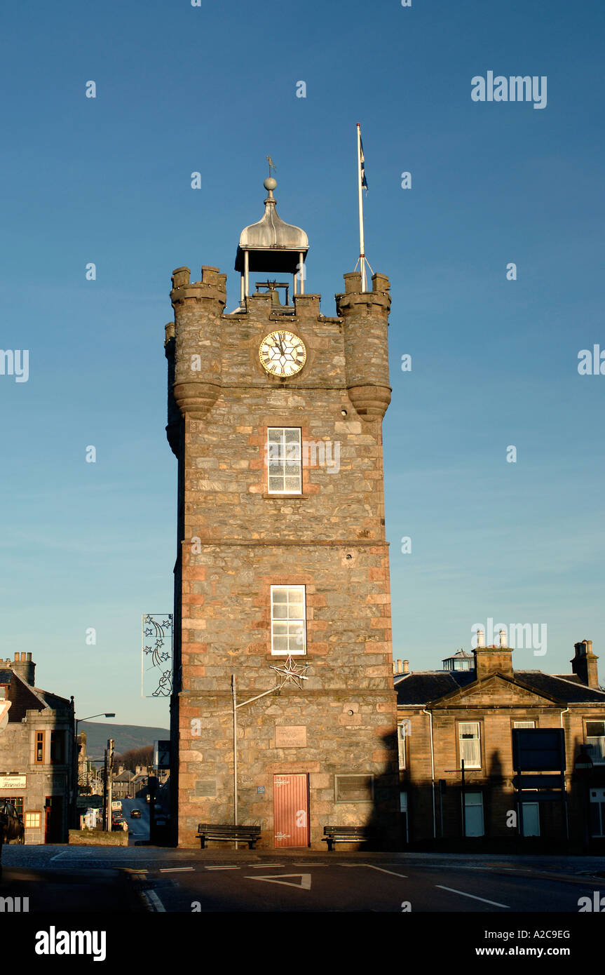 Dufftown clock tower hi-res stock photography and images - Alamy