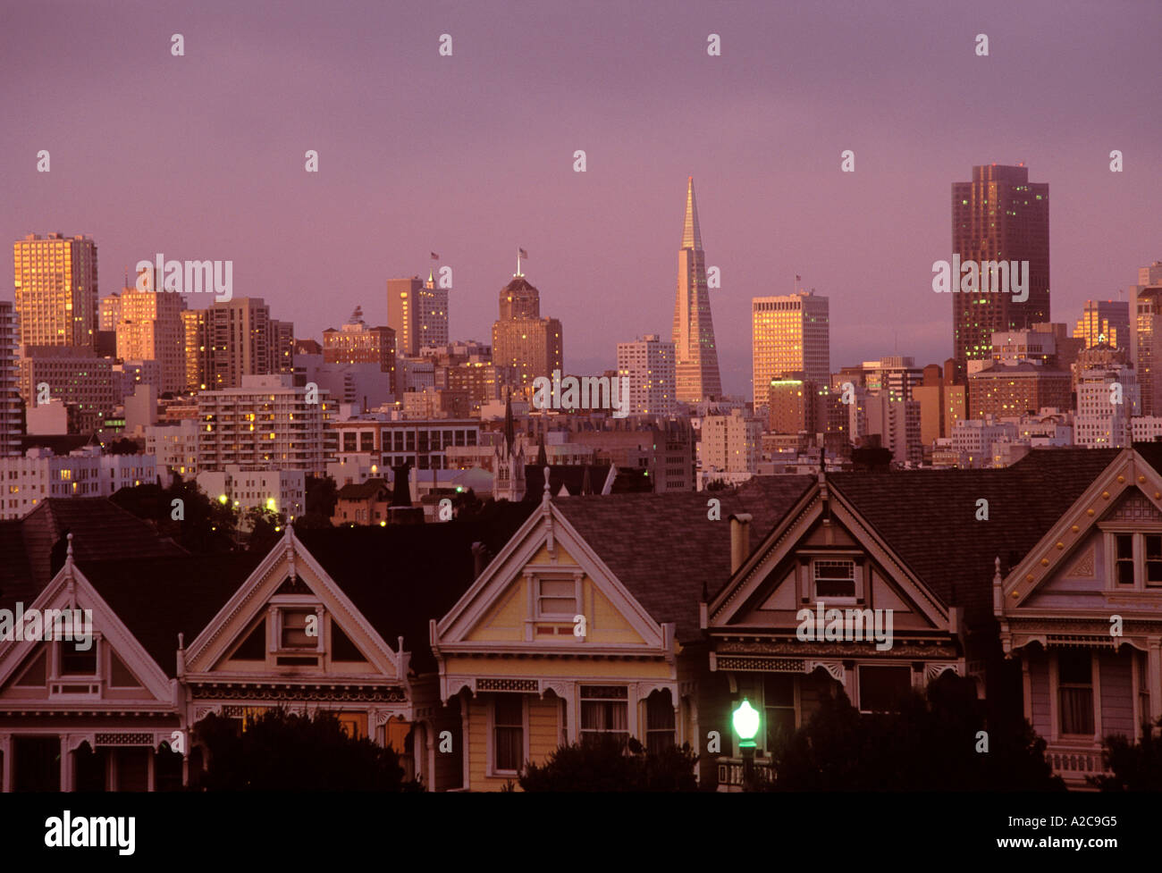 Steiner Street San Francisco California SF Stock Photo - Alamy