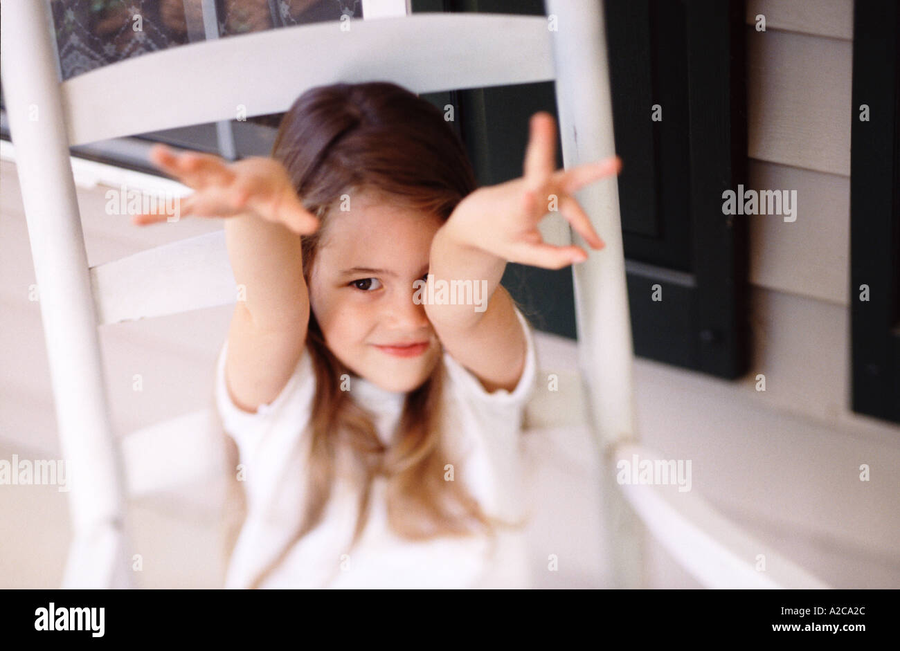 young girl reaching out Stock Photo - Alamy