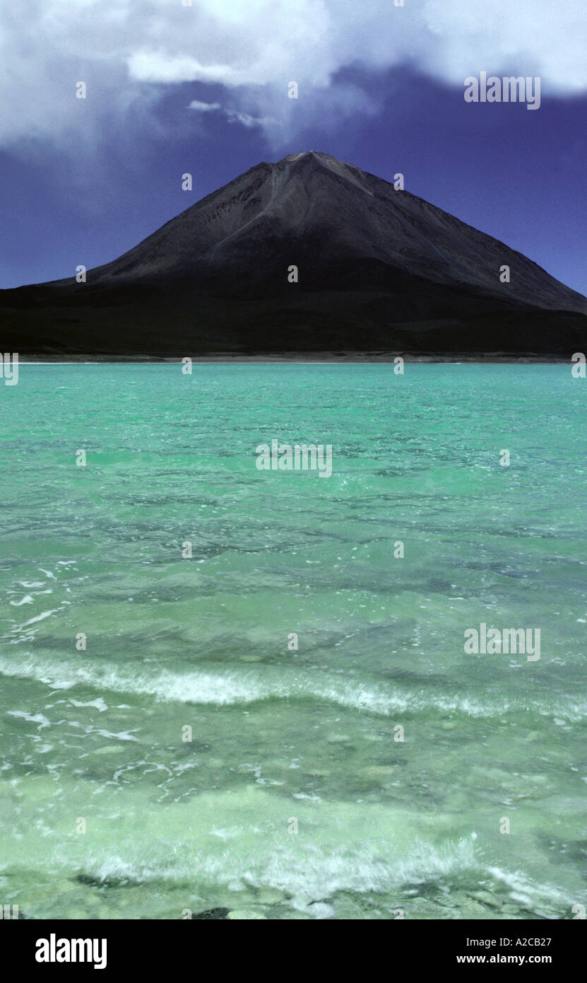 Lagoon volcano hi-res stock photography and images - Alamy
