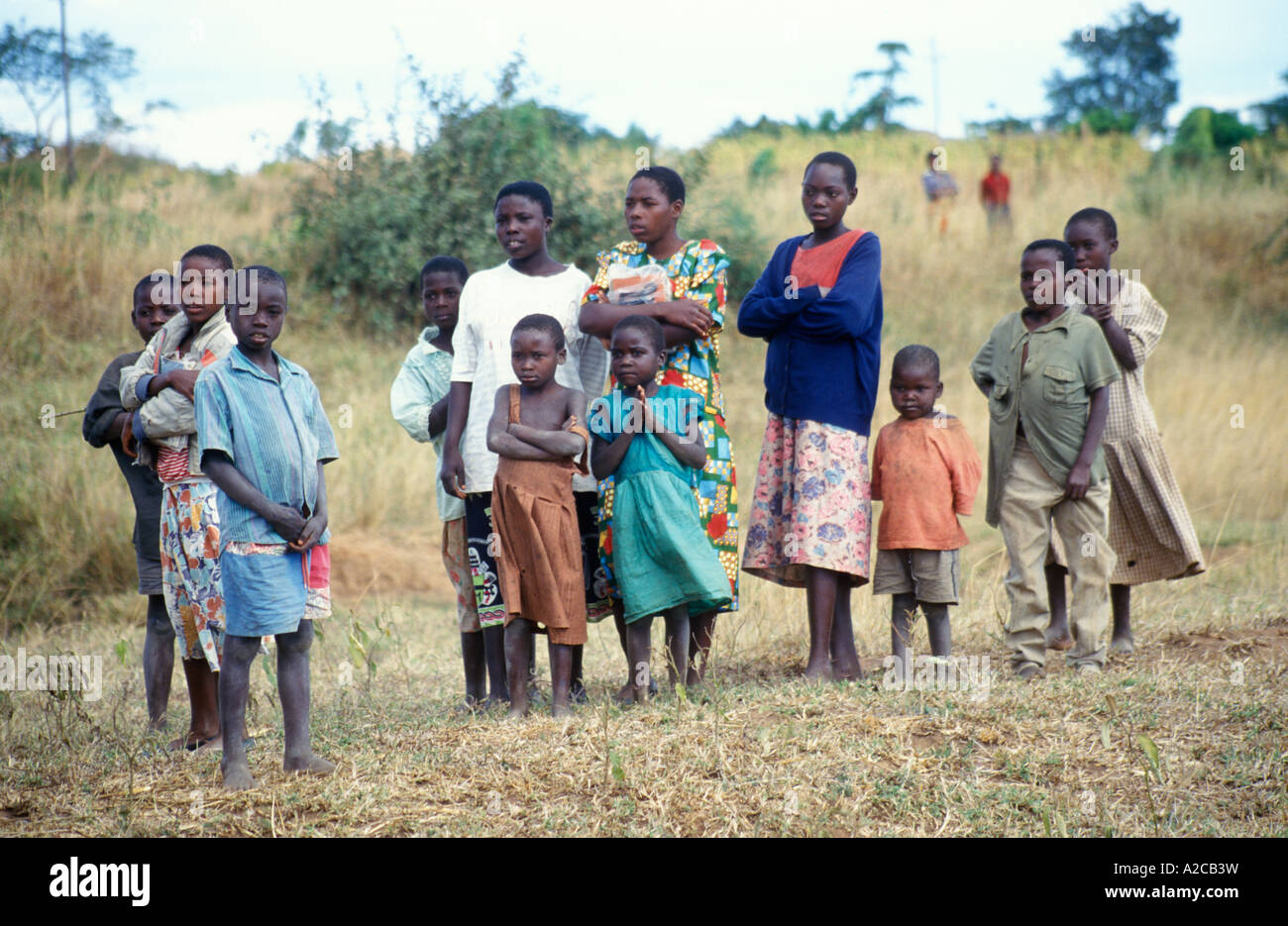native people in Bwangu Mzimba in Malawi in Africa Stock Photo - Alamy