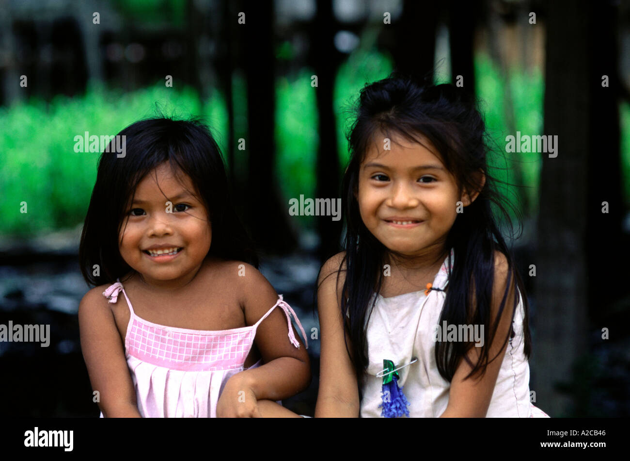 Young girls in Belen. Iquitos. Peru Stock Photo - Alamy