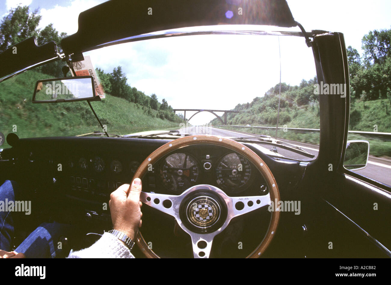 Jaguar e cockpit hi-res stock photography and images - Alamy