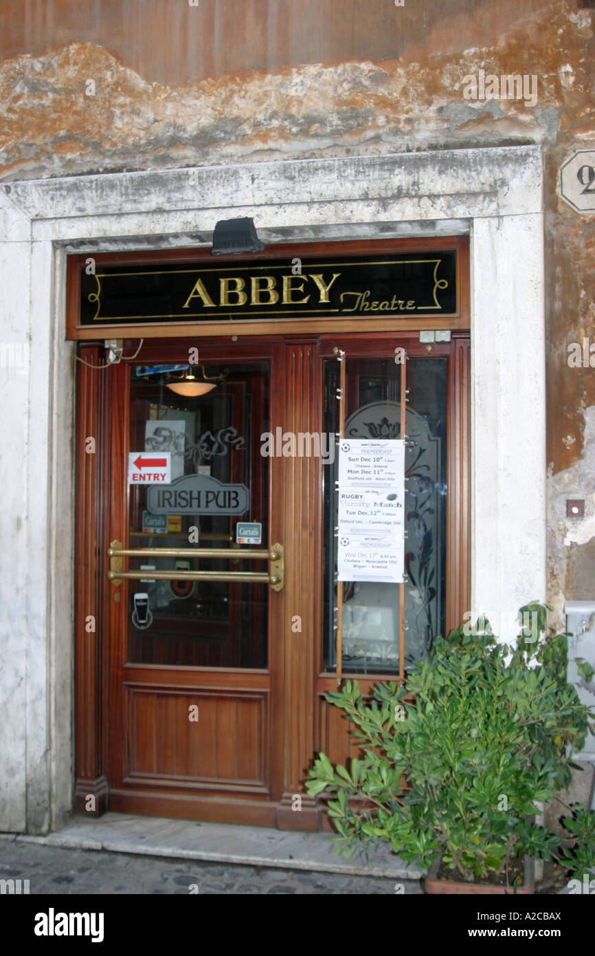 Abbey theatre rome hi-res stock photography and images - Alamy