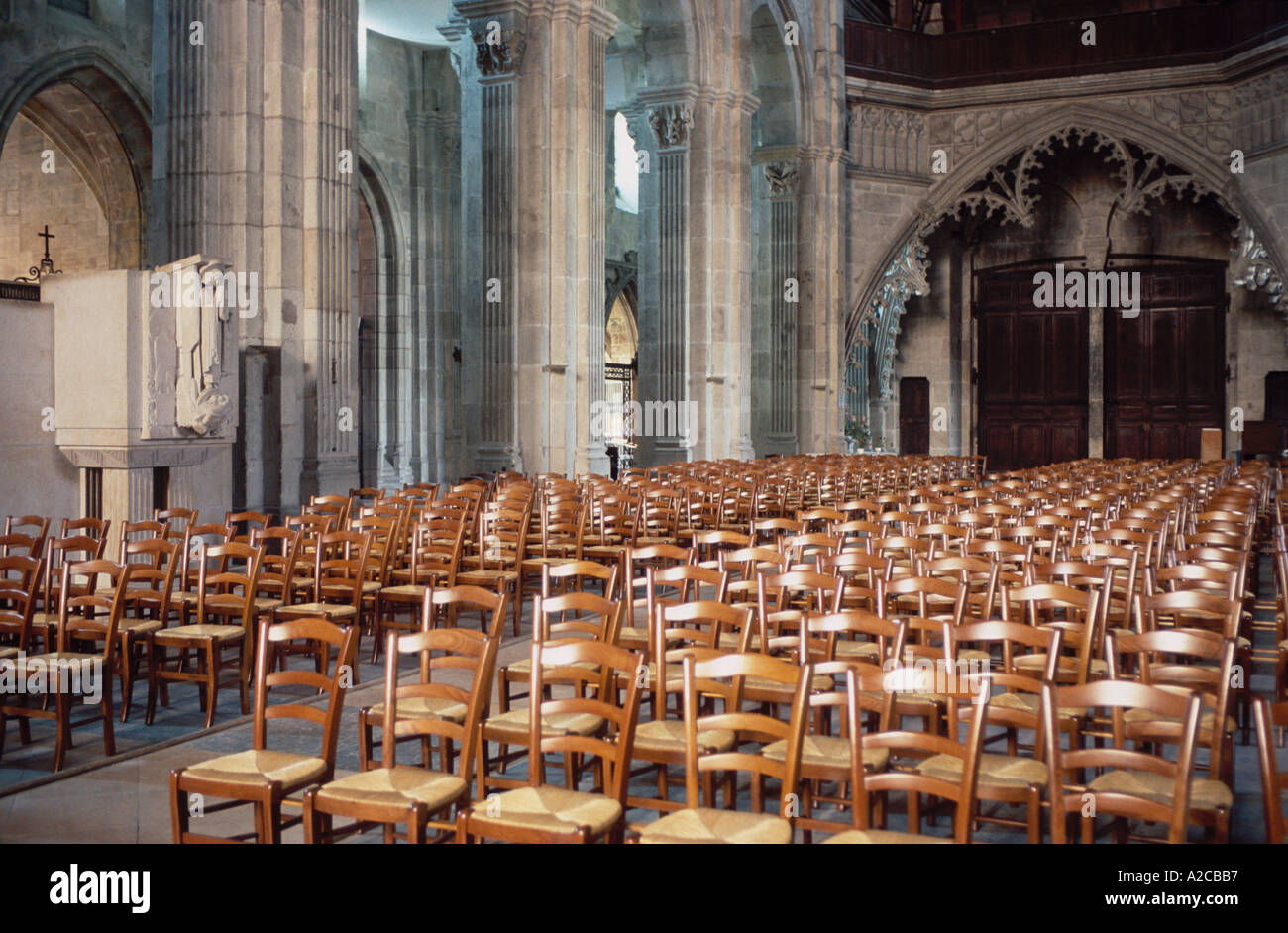 Cathedral chairs hi-res stock photography and images - Alamy
