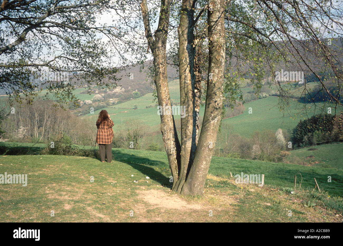 Valley in France Stock Photo - Alamy