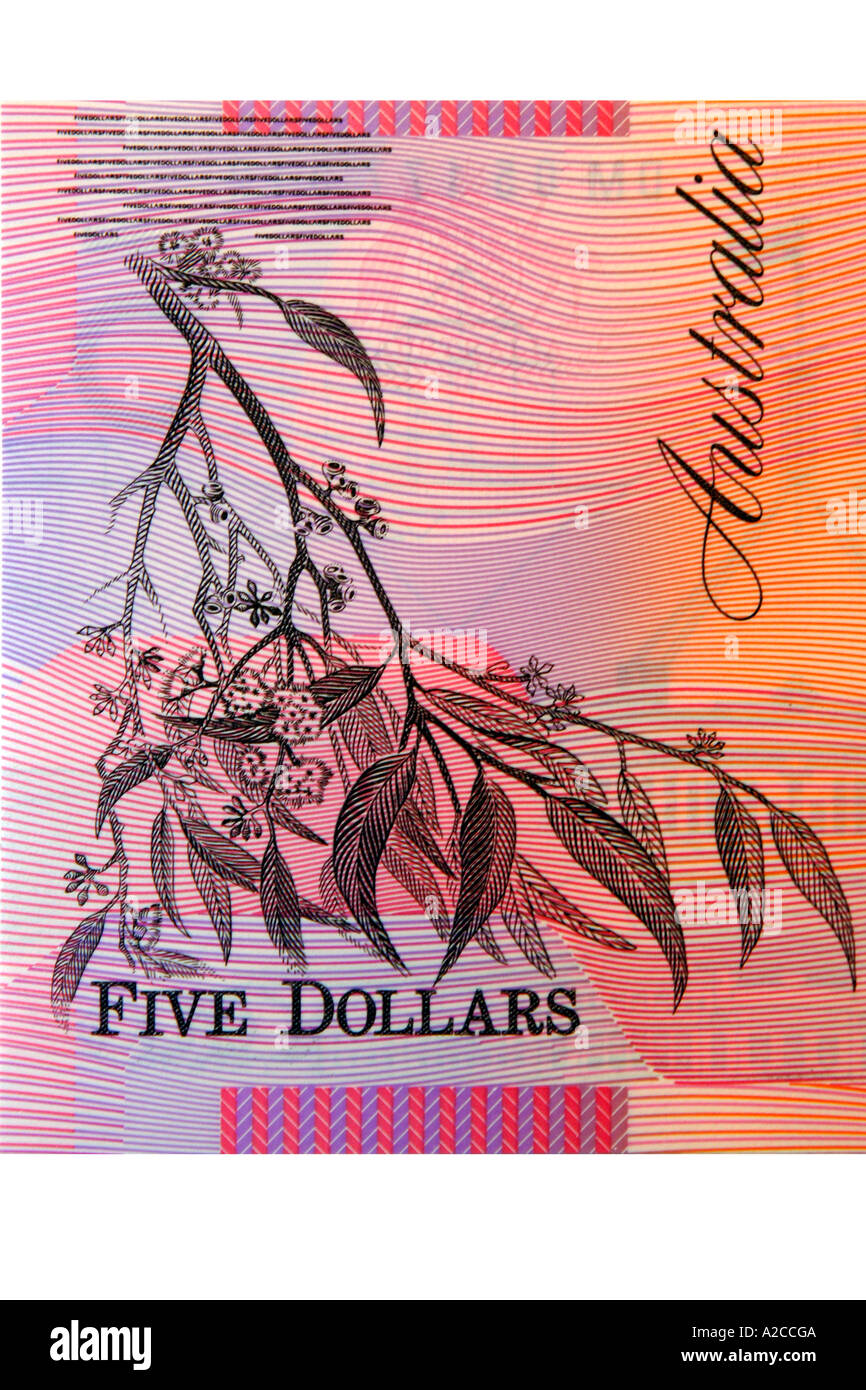 5 dollar note australian hi-res stock photography and images - Alamy