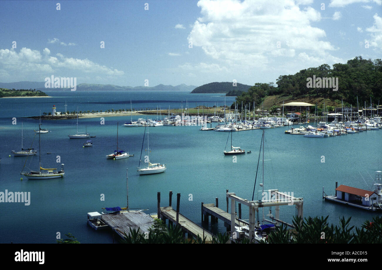 Harbour of Hamilton Island Stock Photo - Alamy