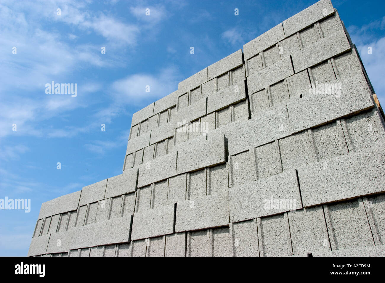 pile of cement brick ready Stock Photo - Alamy