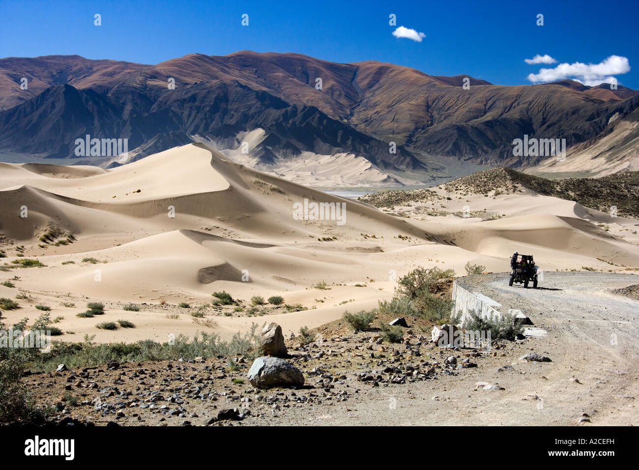 Remote landscape in the Tibet Autonomous Region of China Stock Photo ...