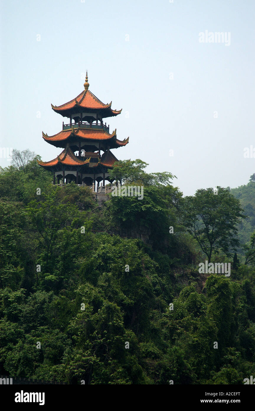 Pagoda on the Yangzi River, China Stock Photo - Alamy