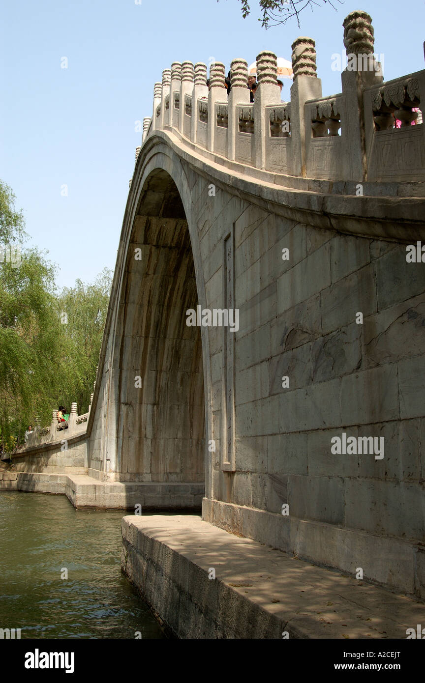 Jade Belt Bridge on Kunming Lake at the Summer Palace, Beijing China ...