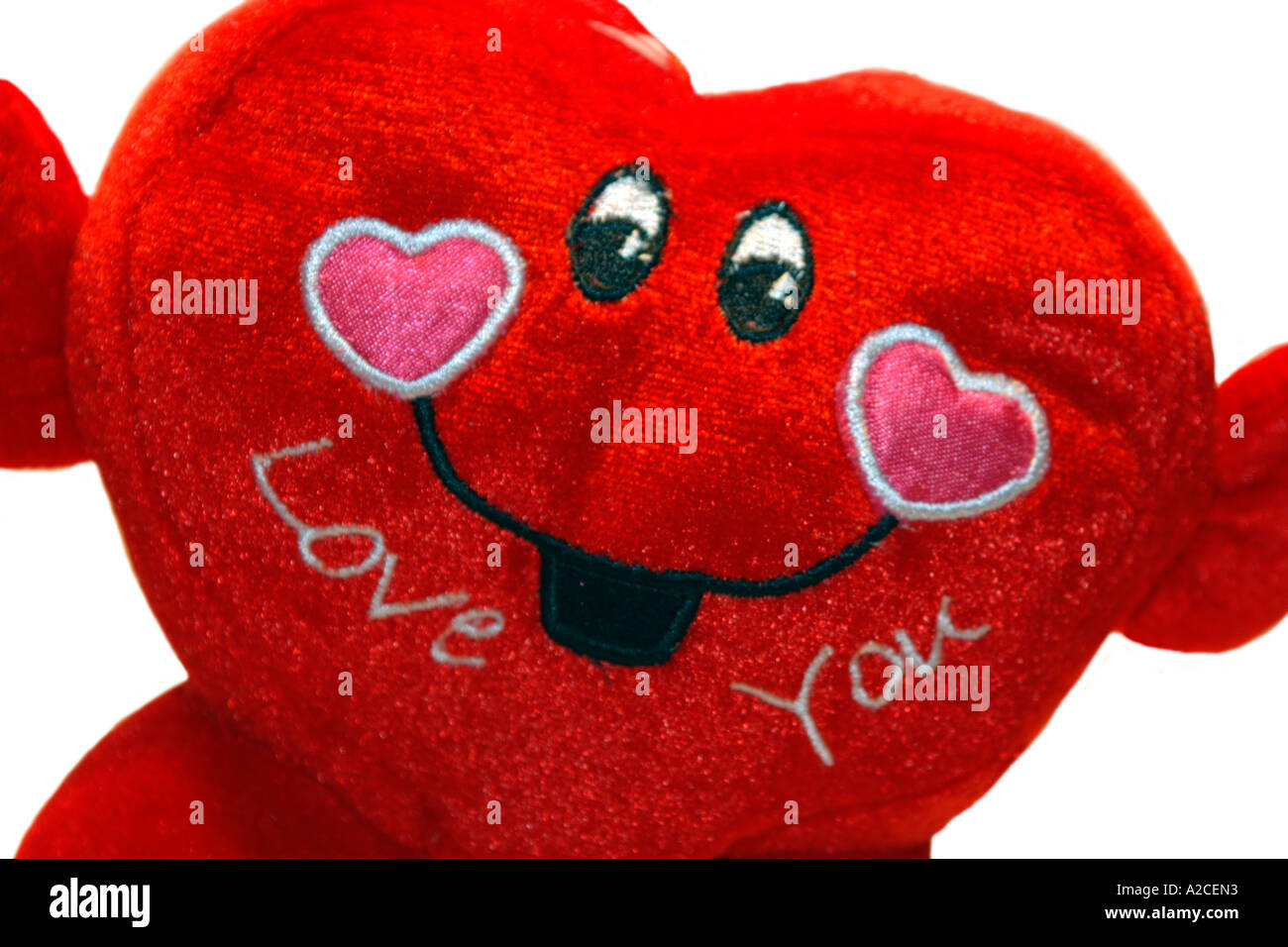Red Heart shaped Toy Stock Photo - Alamy