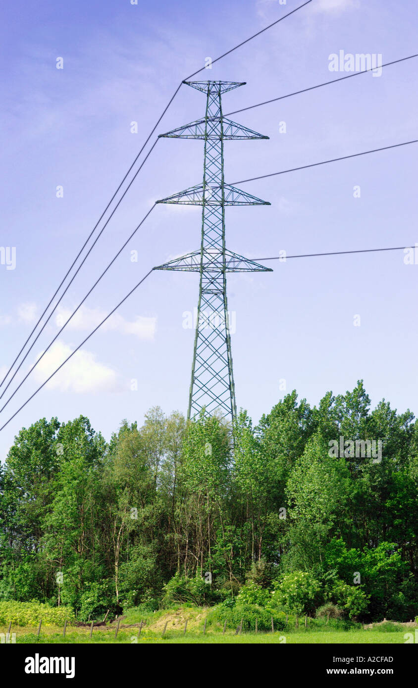 Big high tension electricity pole hi-res stock photography and images ...