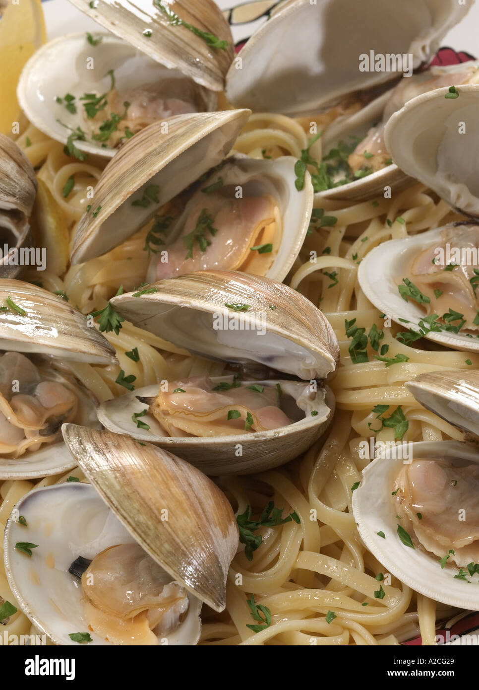 Plate Of Clams Stock Photo - Alamy