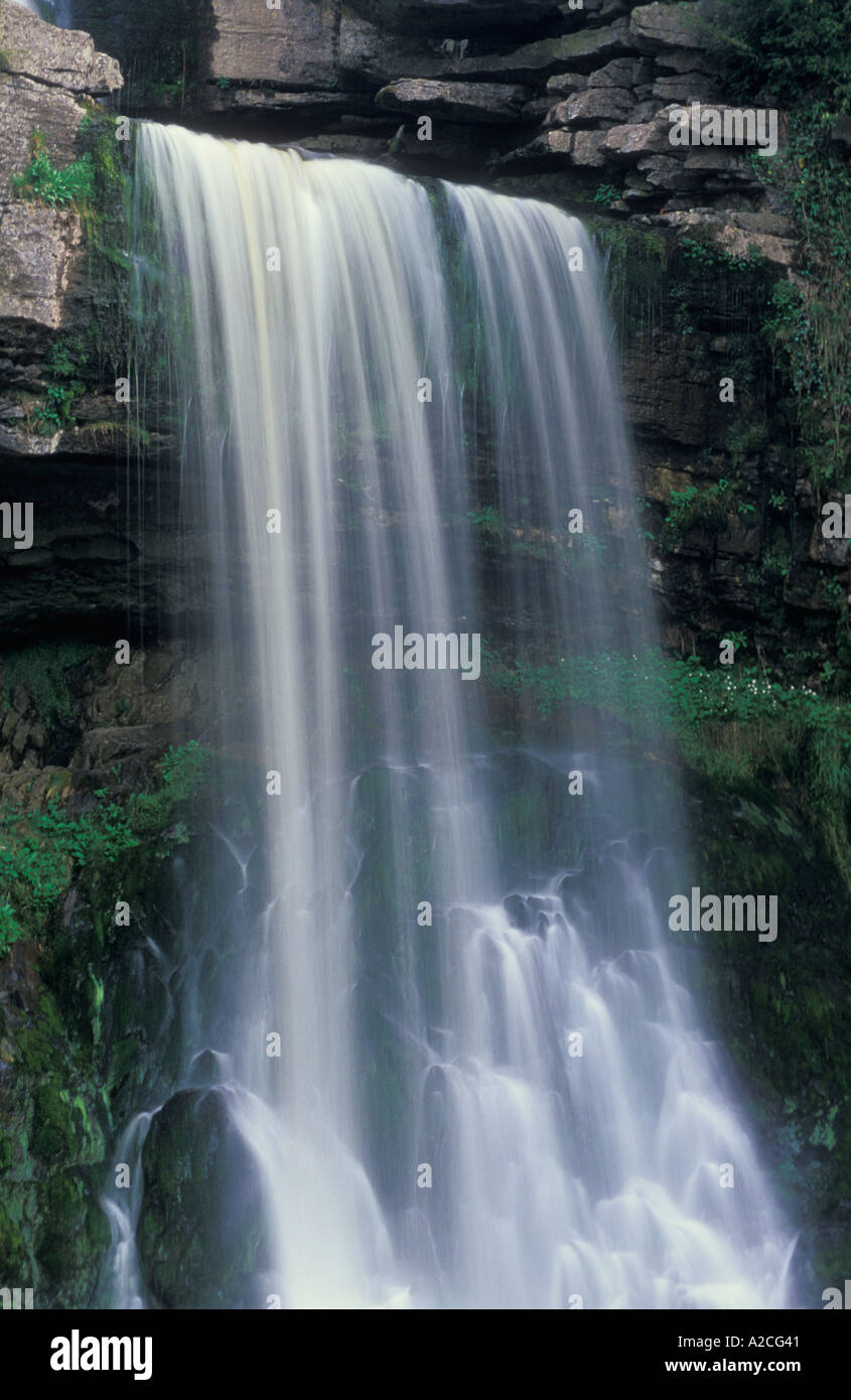 Thornton force waterfall at Ingleton North Yorkshire England UK GB EU ...