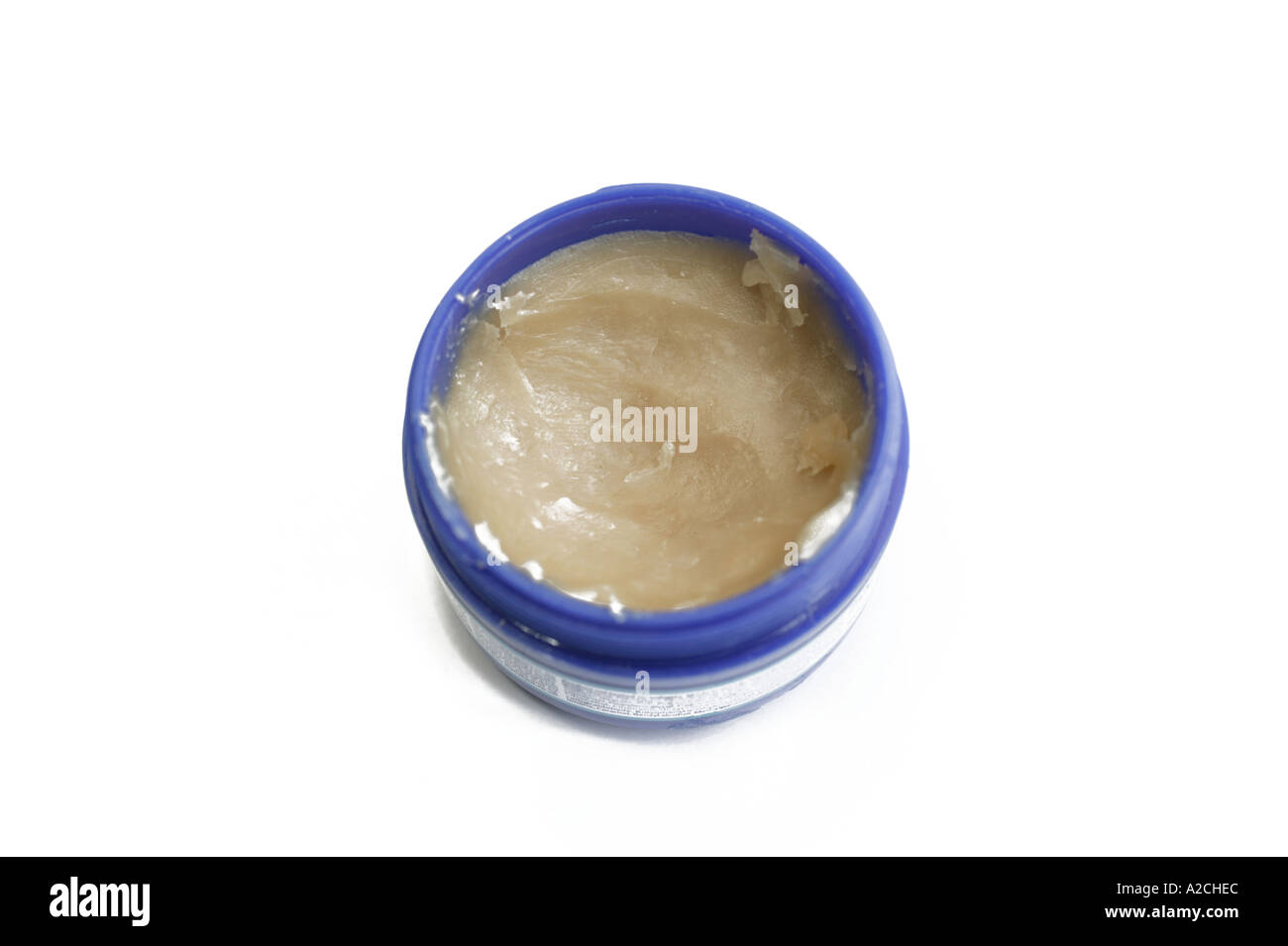Pot of hair wax on white background Stock Photo - Alamy
