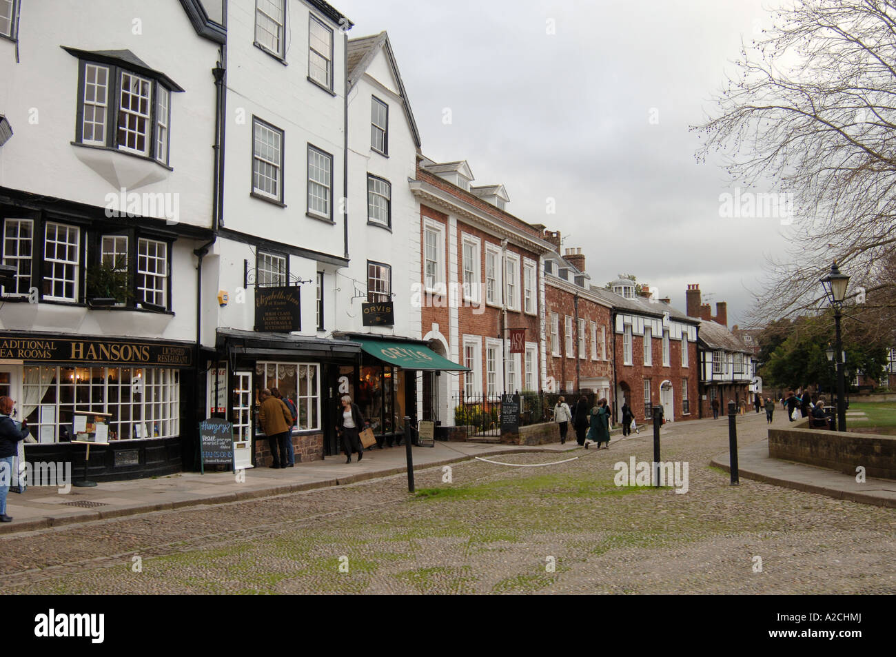 Cathedral Close Exeter Stock Photo - Alamy