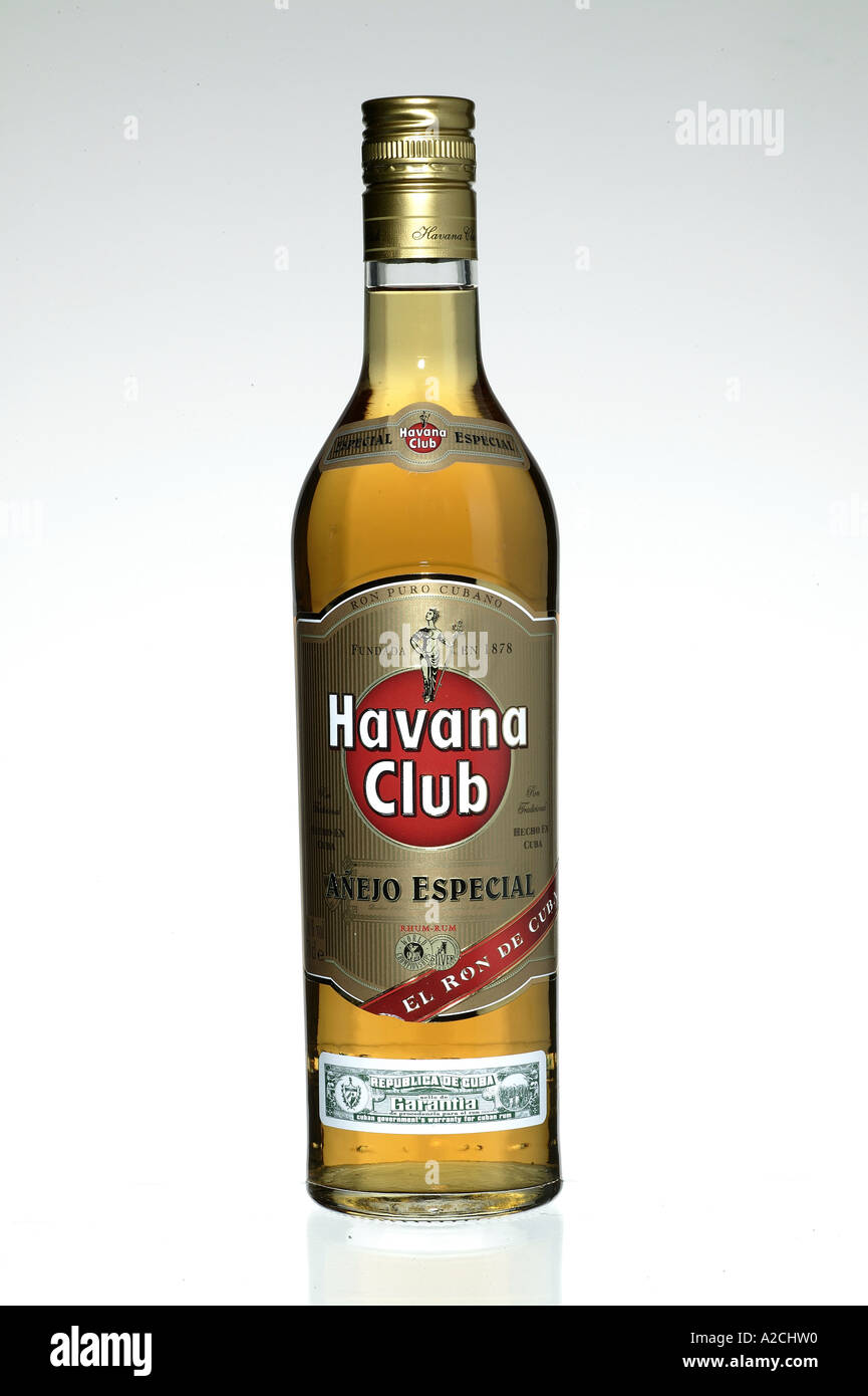 Havana club bottle Stock Photo - Alamy