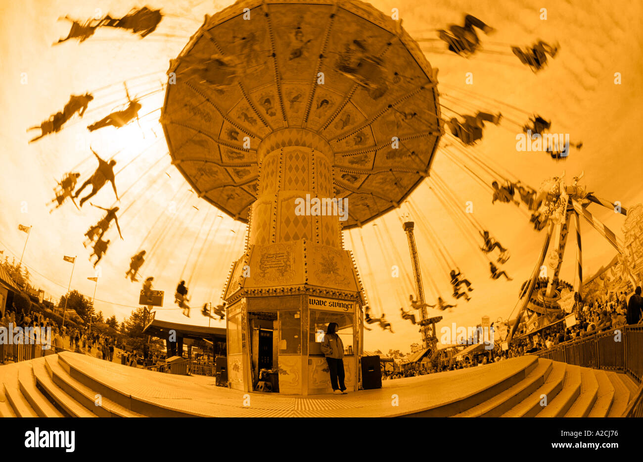 Carousel at Pacific National Exhibition Vancouver Canada Stock Photo ...