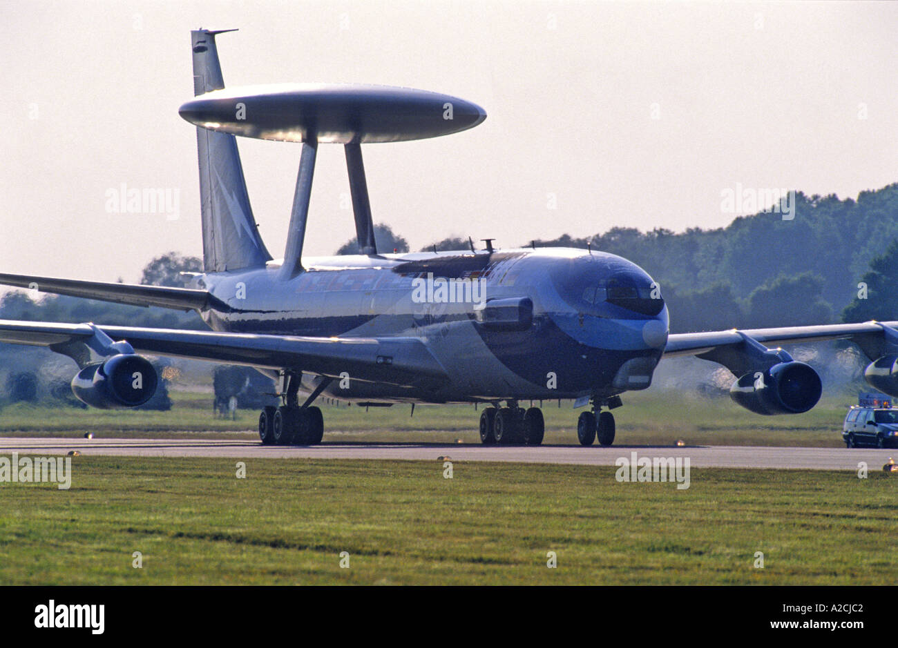 AWACS Airborne Early Warning Aircraft Boeing E-3 Sentry Stock Photo - Alamy