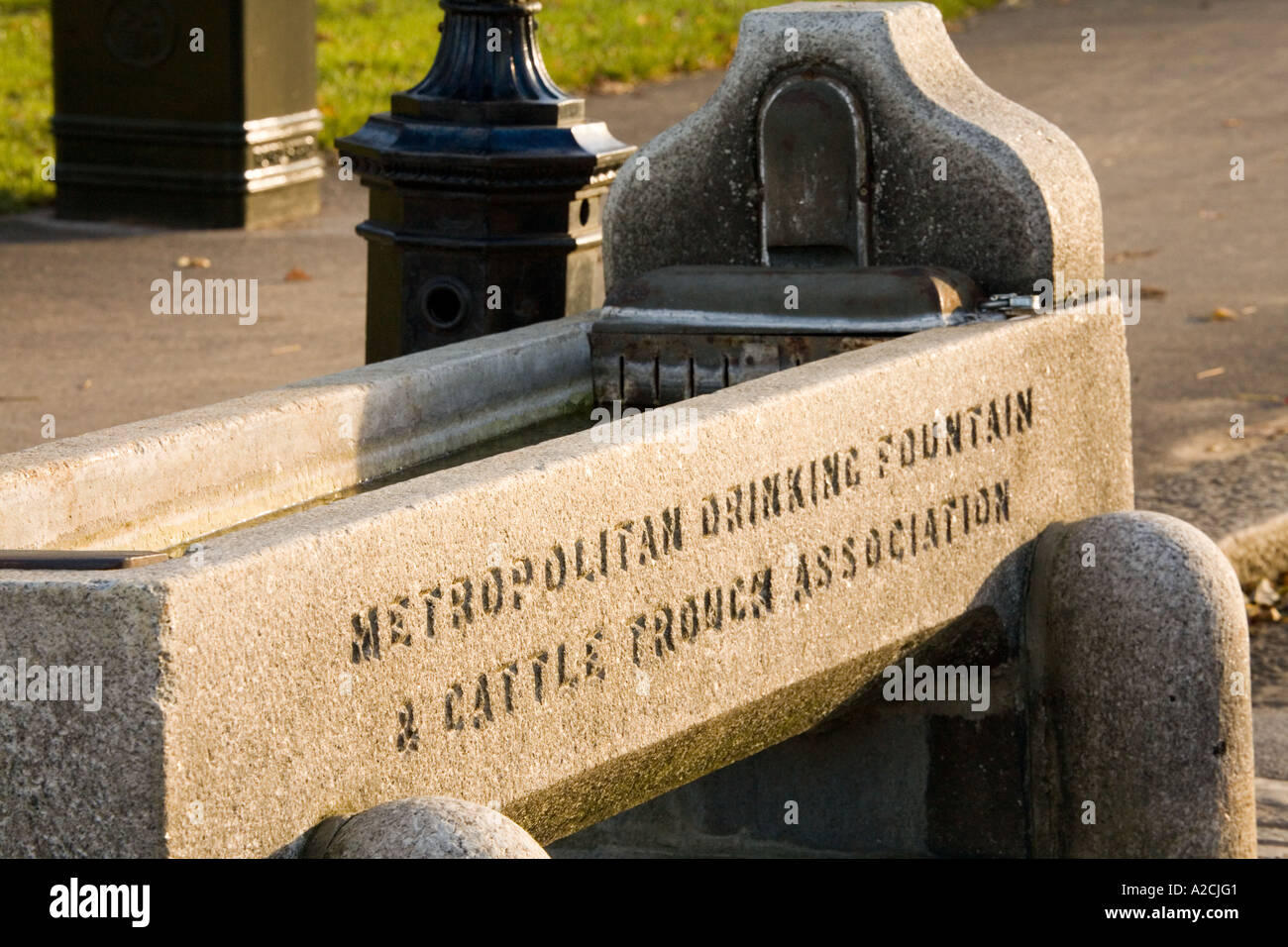 Hyde Park Water Trough London England United Kingdom Stock Photo - Alamy