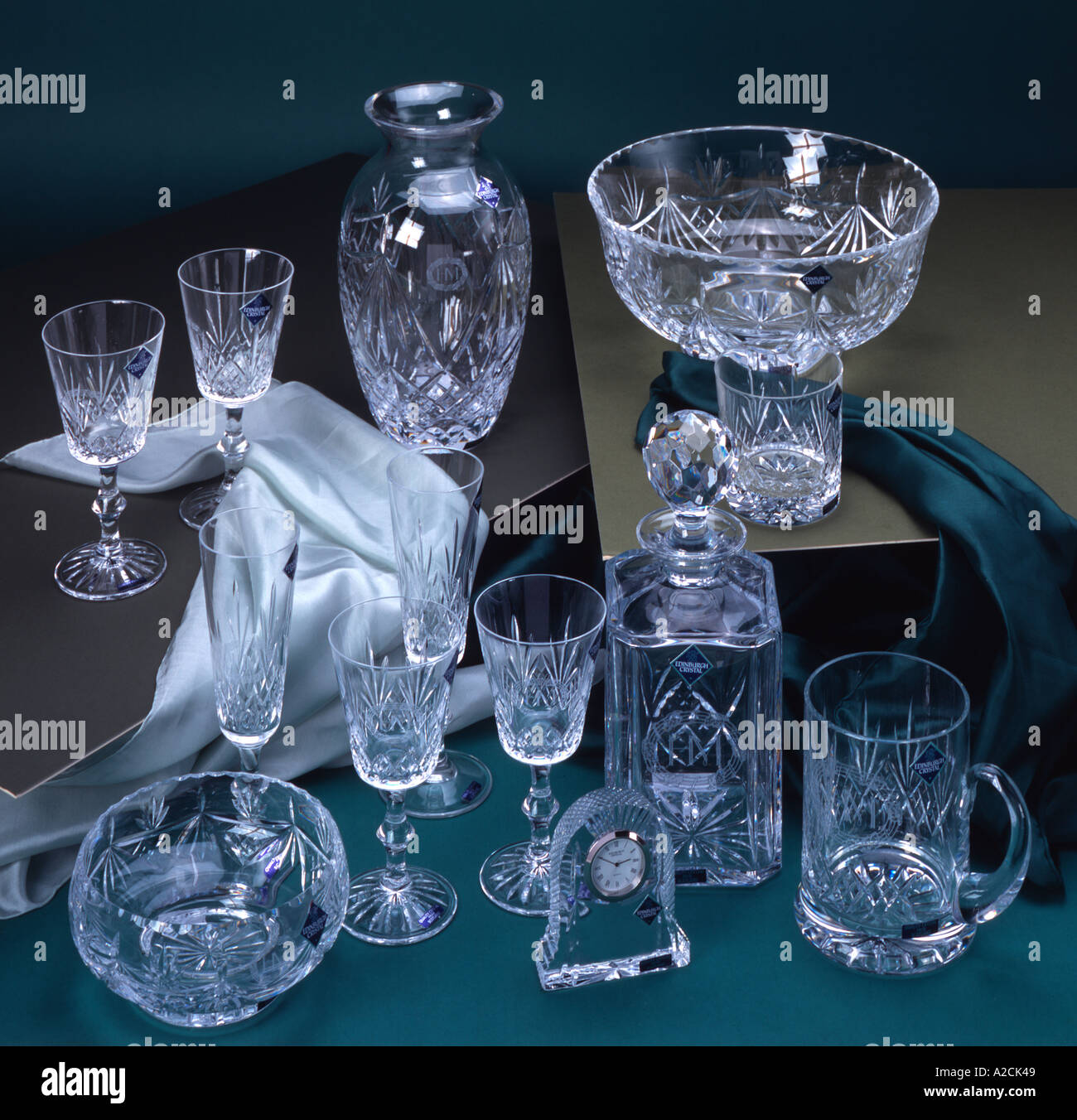 selection of glassware Stock Photo - Alamy